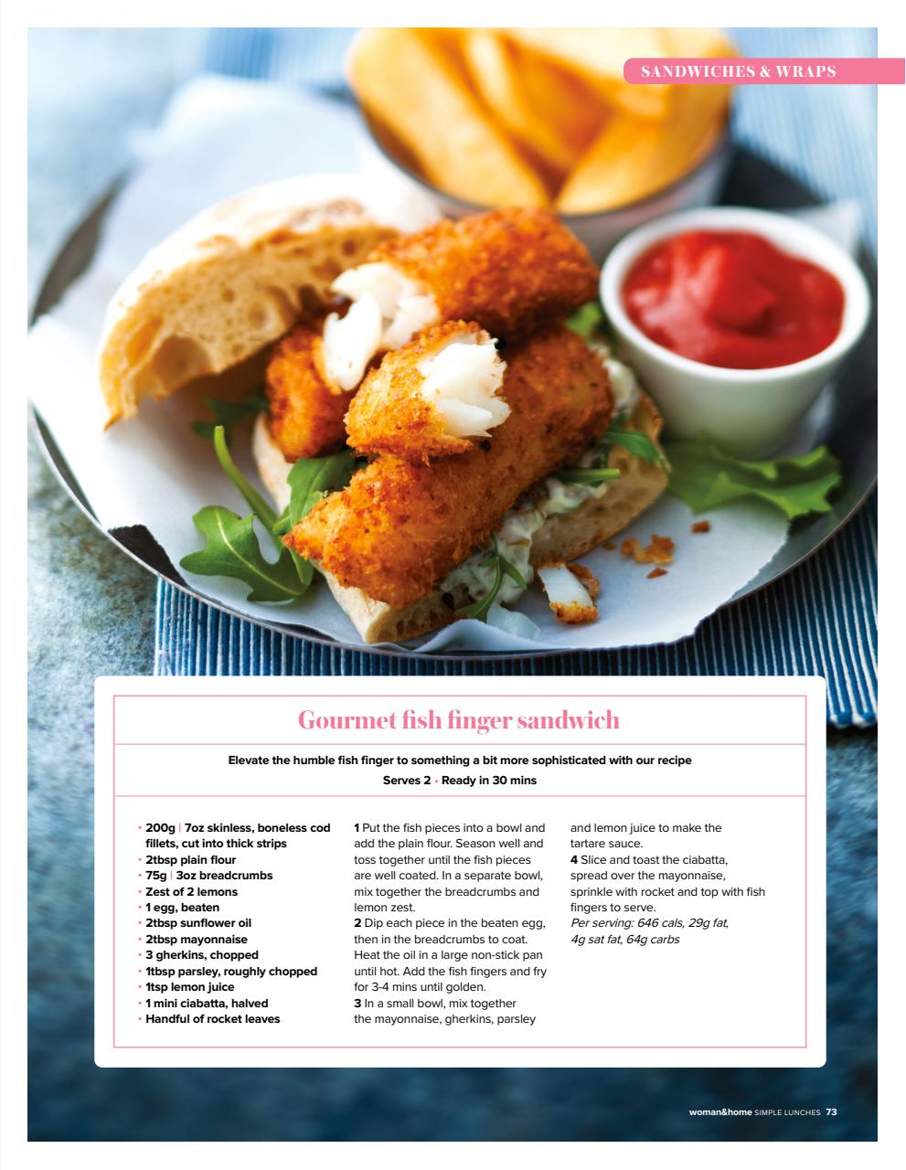 Lifestyle Bookazine - Woman&Home Simple Lunches First Edition Back Issue