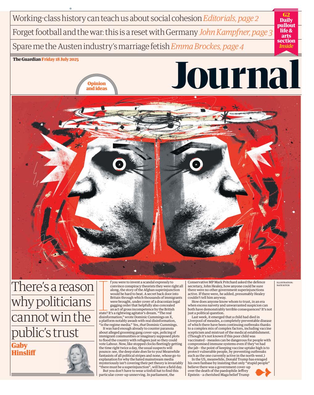 The Guardian Newspaper - Friday, 18 July 2025 Back Issue