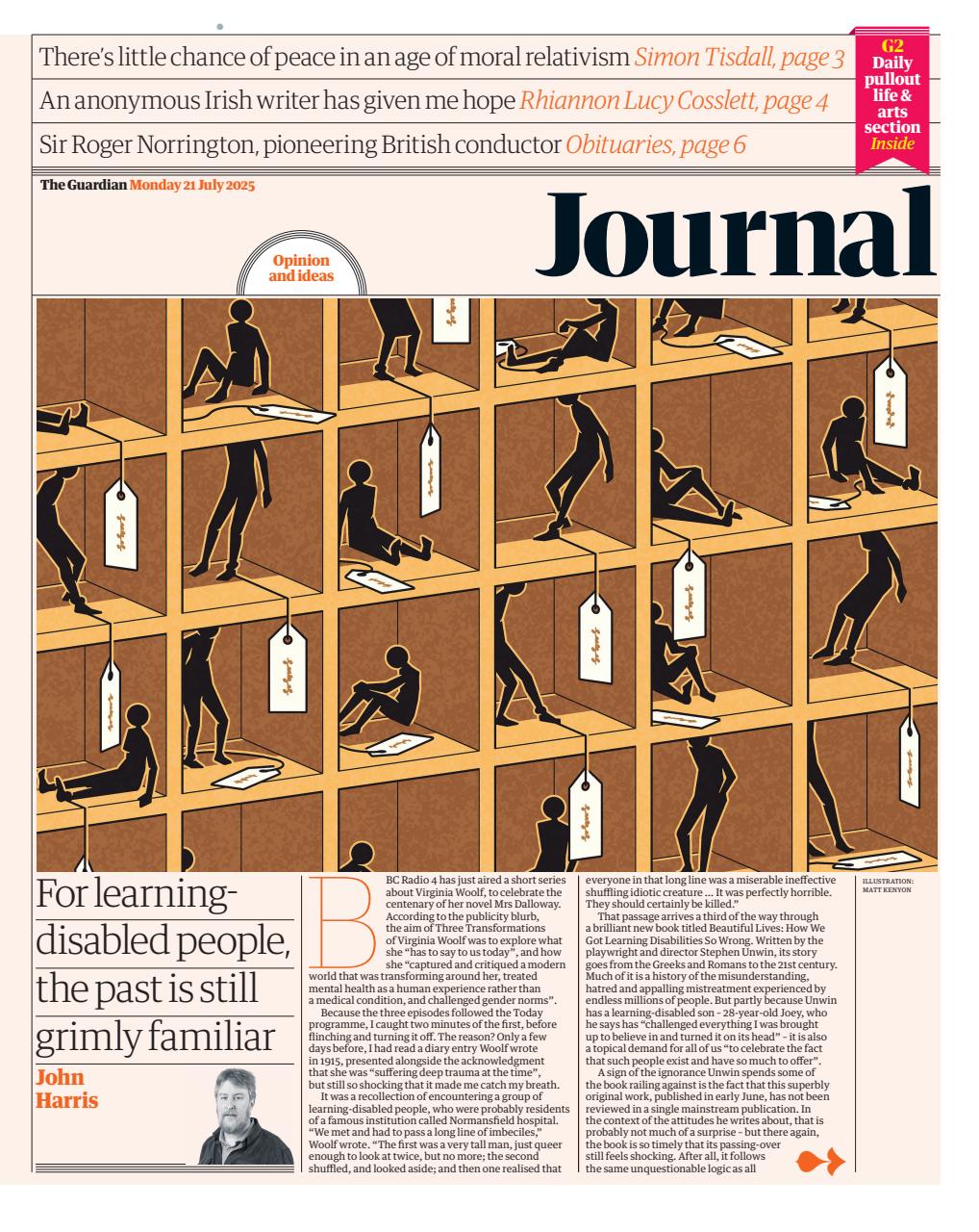The Guardian Newspaper - Monday, 21 July 2025 Edición anterior