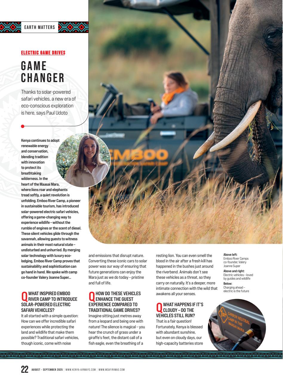 MSAFIRI – Kenya Airways Inflight Magazine Assinaturas e August ...