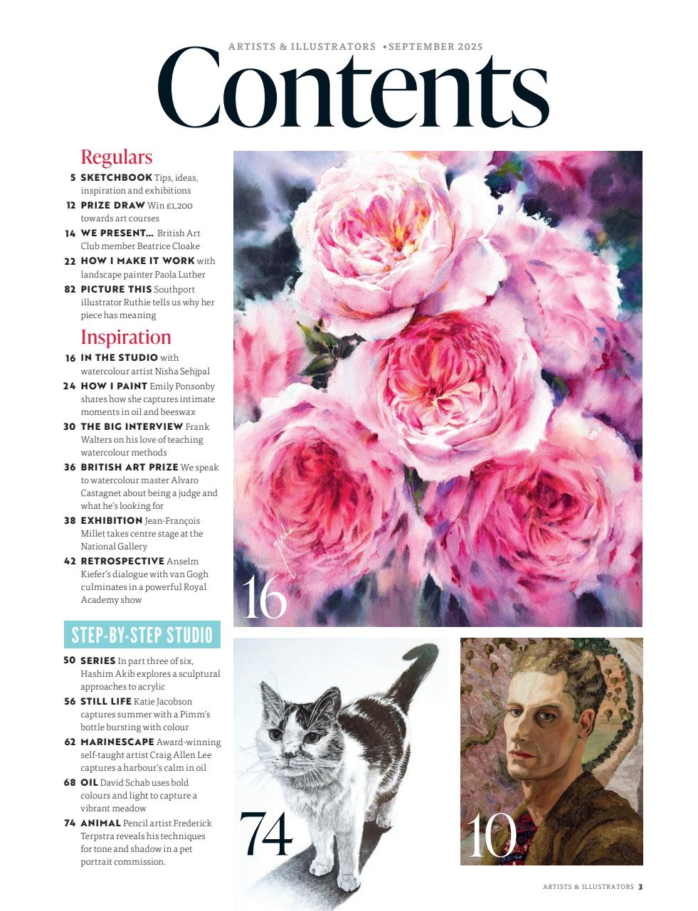 Artists & Illustrators Magazine Subscriptions and September 2025 Issue