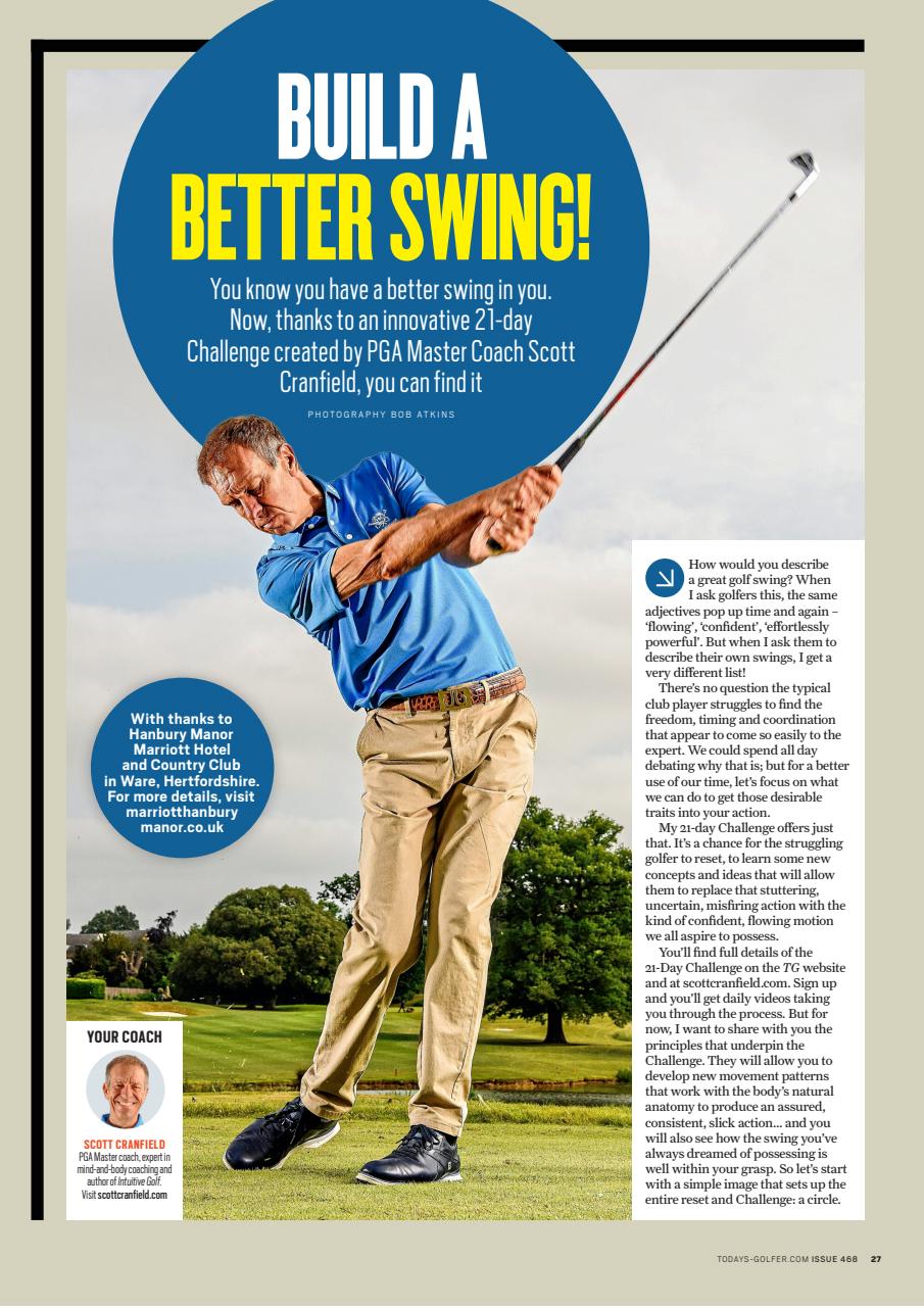 Today's Golfer Magazine Subscriptions and 468 Issue