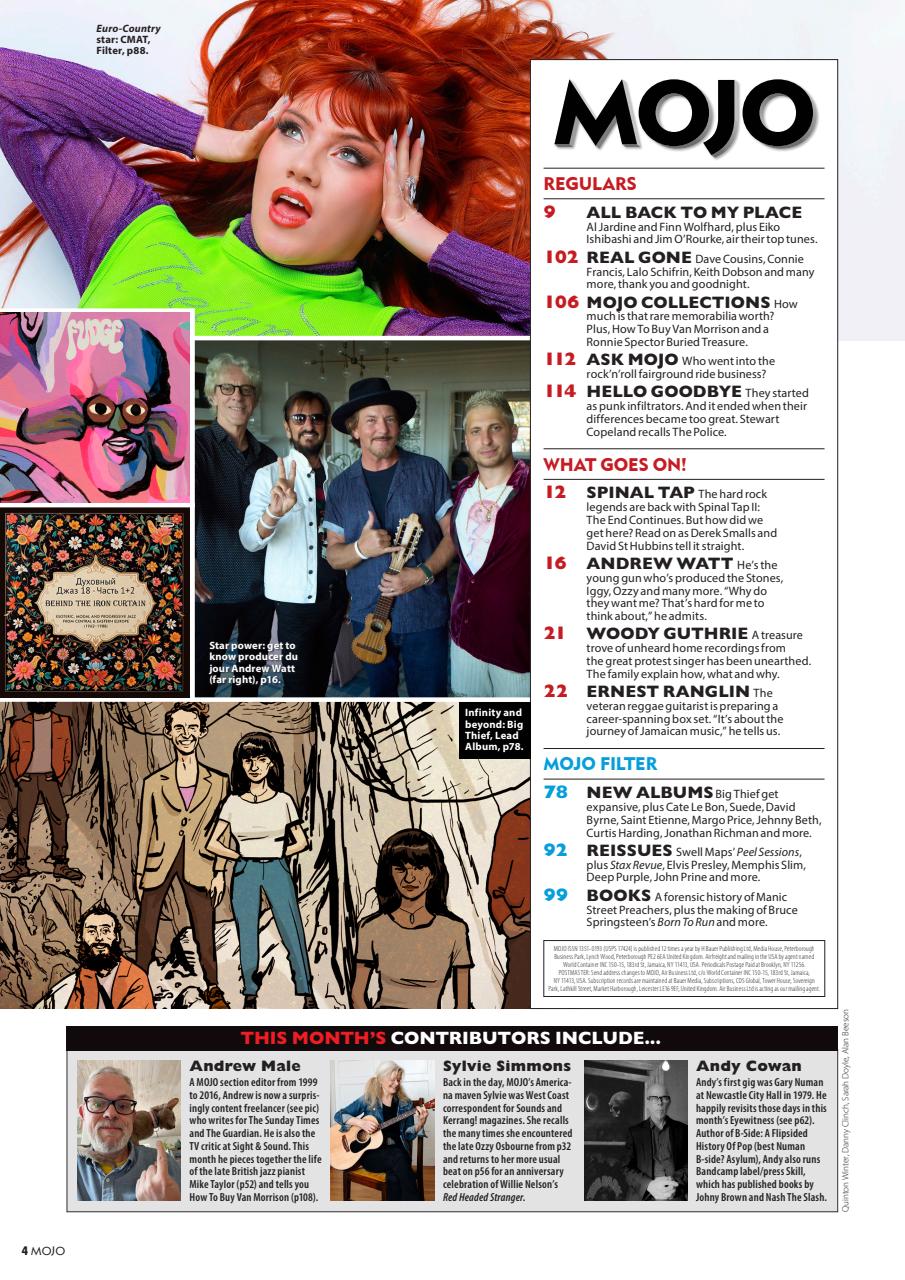 Mojo Magazine Subscriptions and Oct-25 Issue