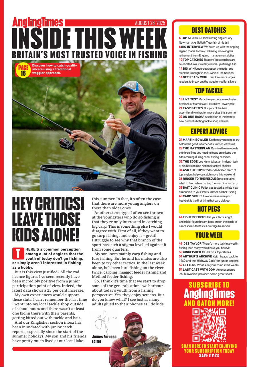 Angling Times Magazine - 26-Aug-2025 Back Issue