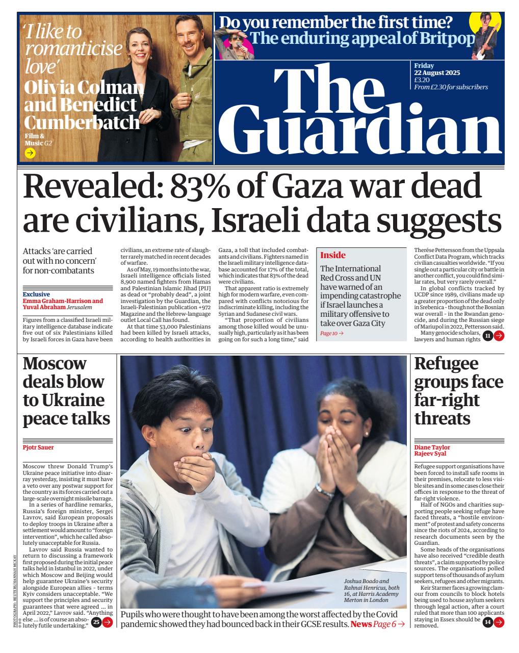 The Guardian Newspaper Subscriptions and Friday, 22 August 2025 Issue