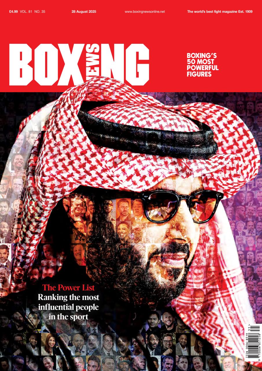 Boxing News Magazine Subscriptions and August 28 2025 Issue