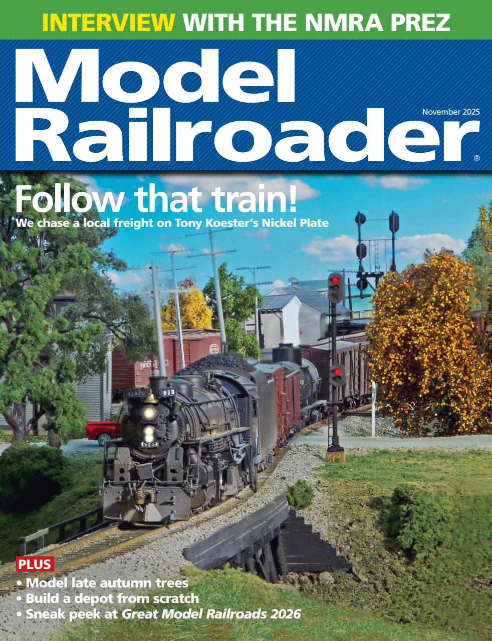 Model Railroader Magazine Subscriptions and 25-Nov Issue