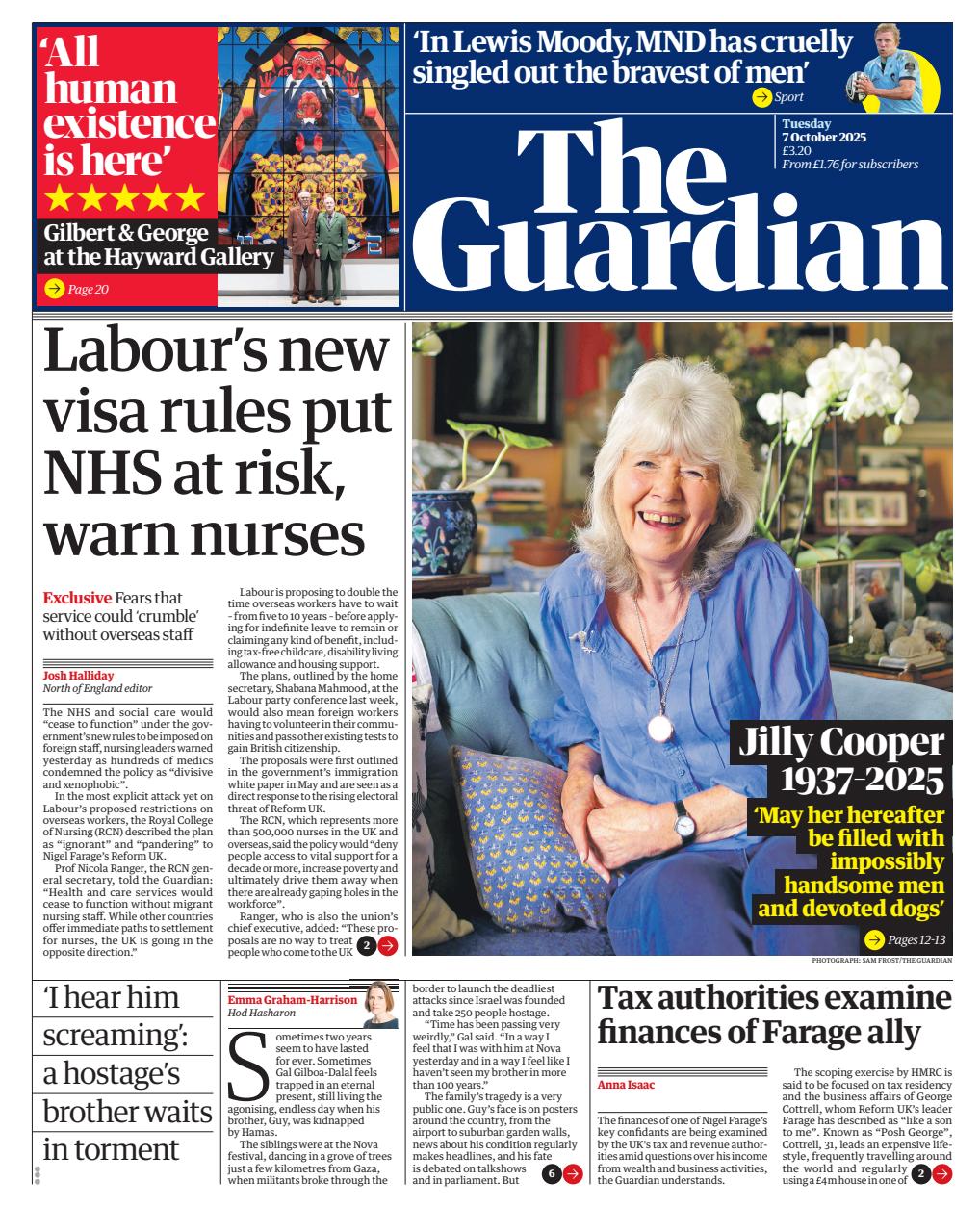 The Guardian Newspaper - Tuesday, 07 October 2025 Back Issue