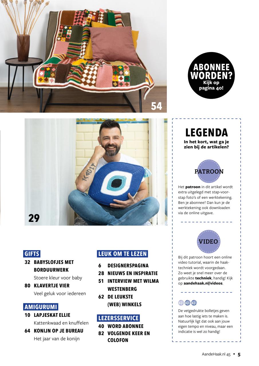 Aan de Haak Magazine - Aan de Haak 45 Back Issue