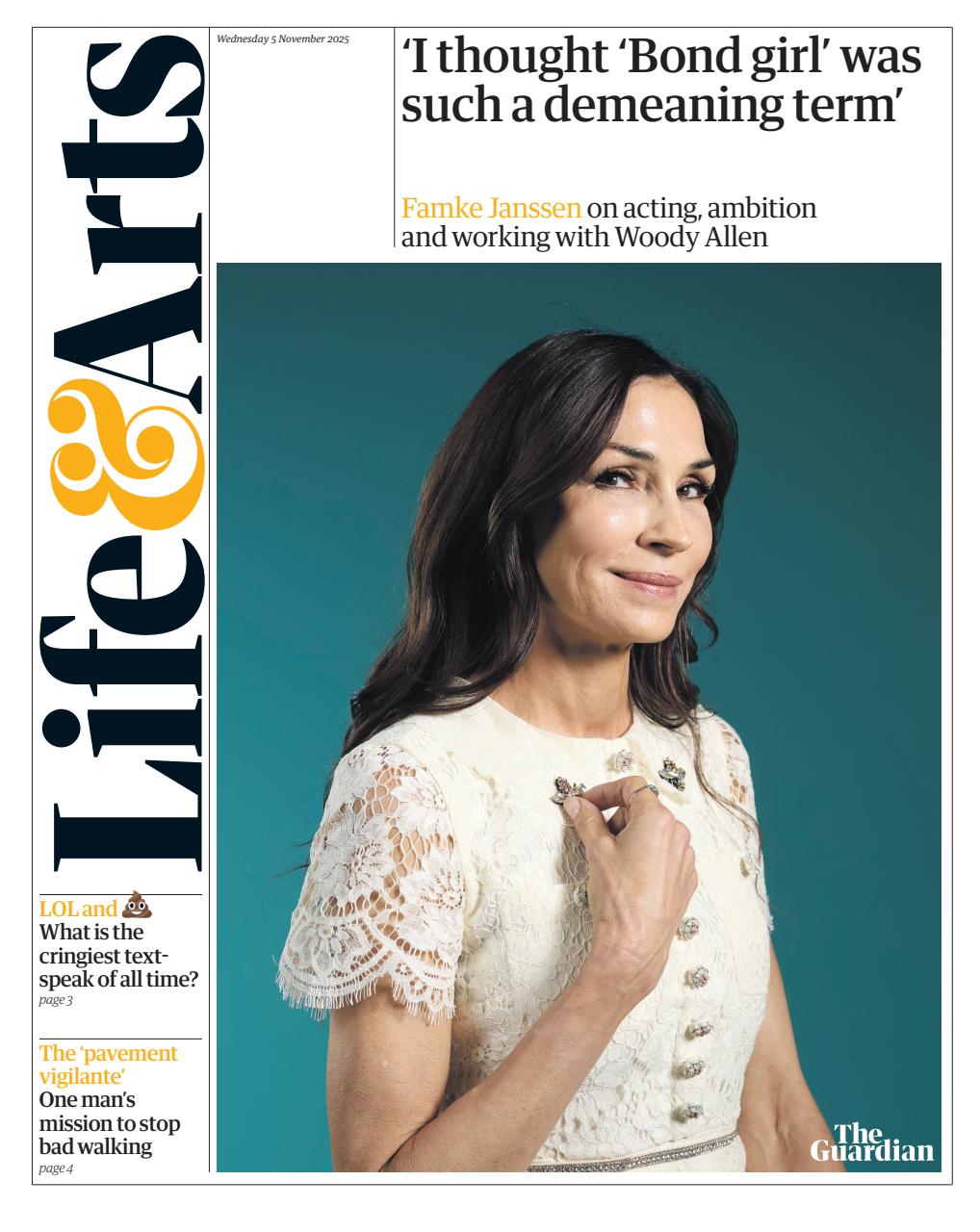 The Guardian Newspaper - Wednesday, 05 November 2025 Back Issue