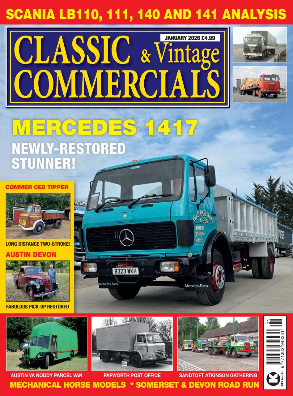 Classic & Vintage Commercials Magazine Subscriptions and Jan-26 Issue