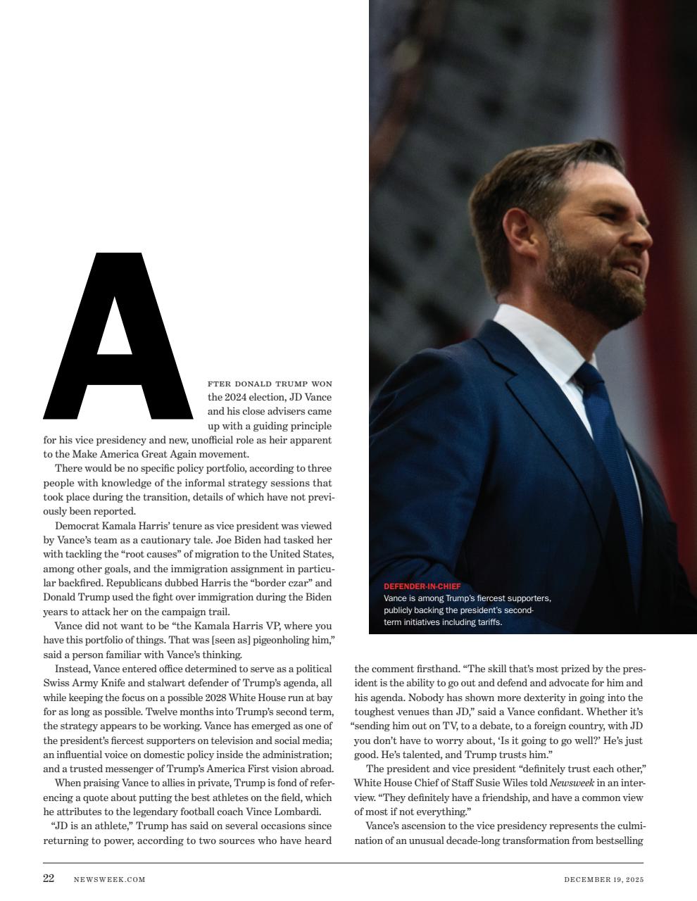 Newsweek International Magazine Subscriptions and 19-Dec-2025 Issue