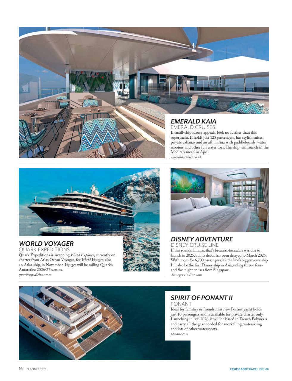 Cruise & Travel Magazine - Cruise Planner 2026 Edizione speciale