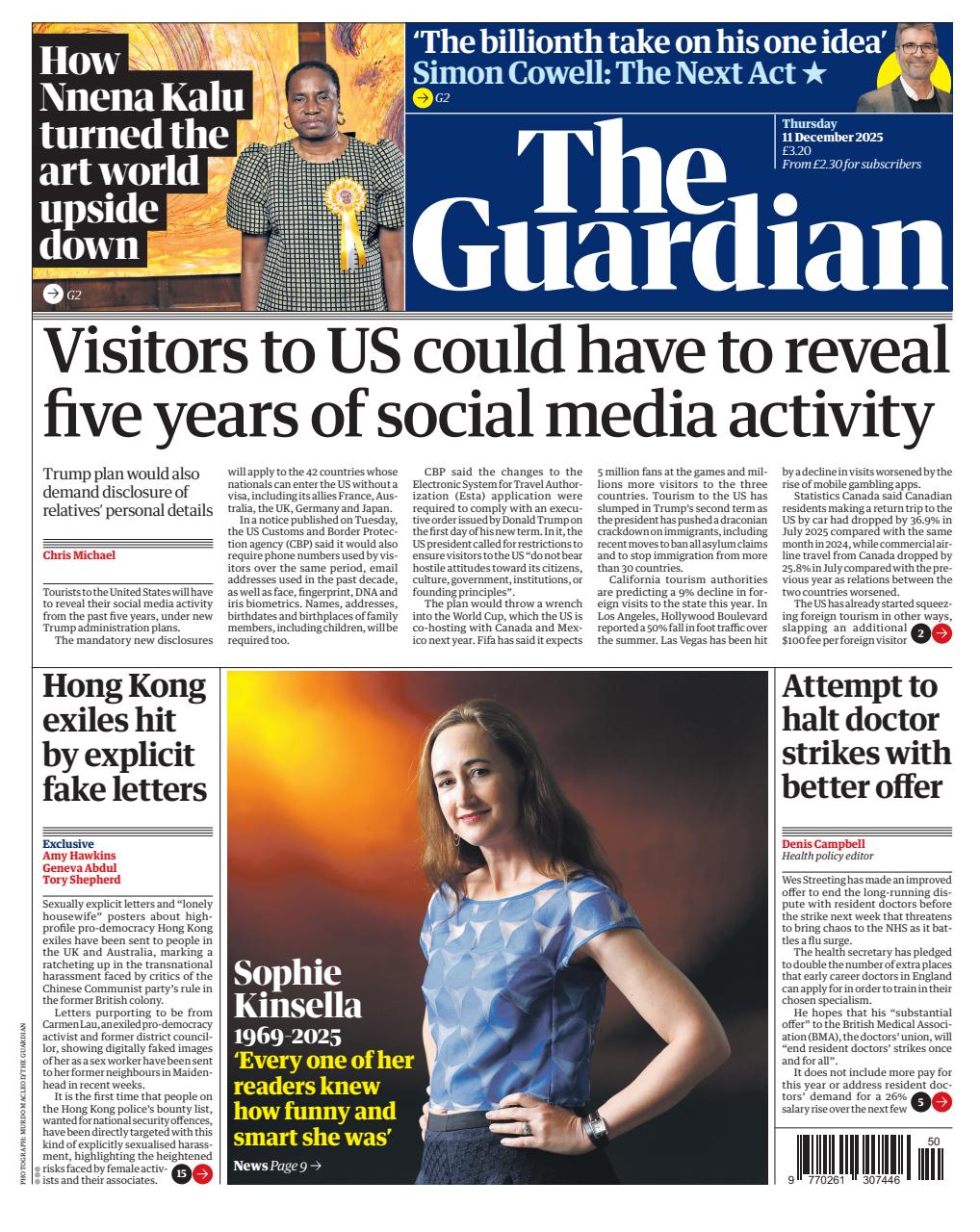 The Guardian Newspaper - Thursday, 11 December 2025 Back Issue
