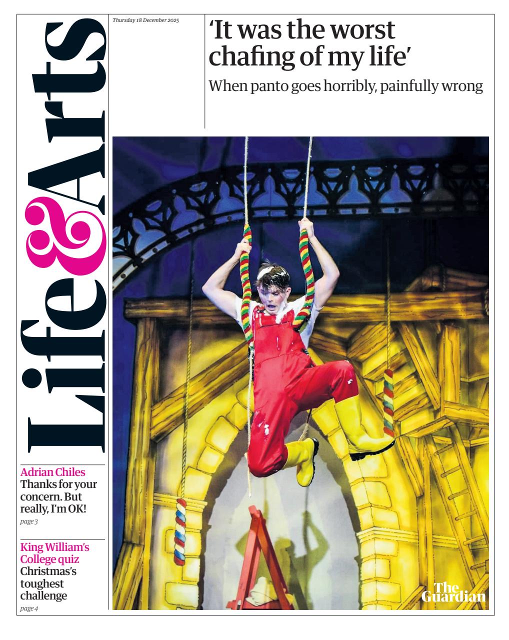 The Guardian Newspaper - Thursday, 18 December 2025 Edição anterior