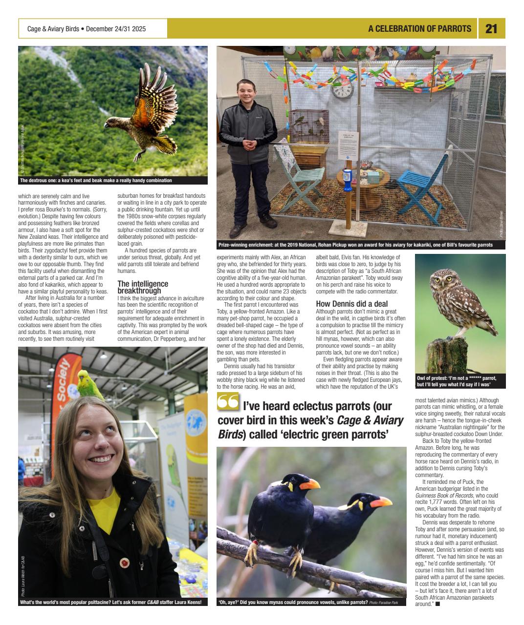 Cage & Aviary Birds Magazine - 24th December 2025 Edición anterior