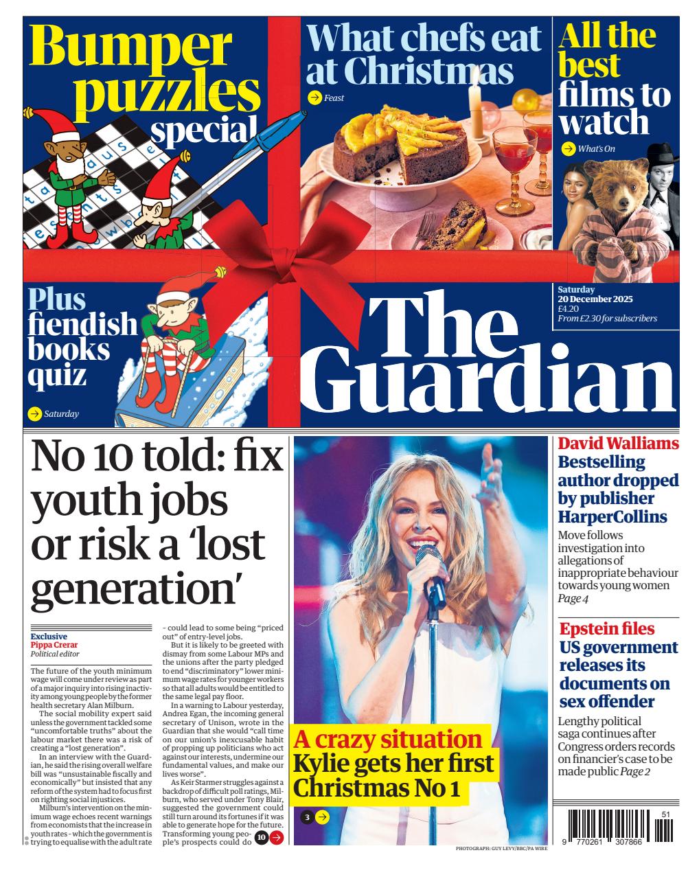 The Guardian Newspaper - Saturday, 20 December 2025 Back Issue