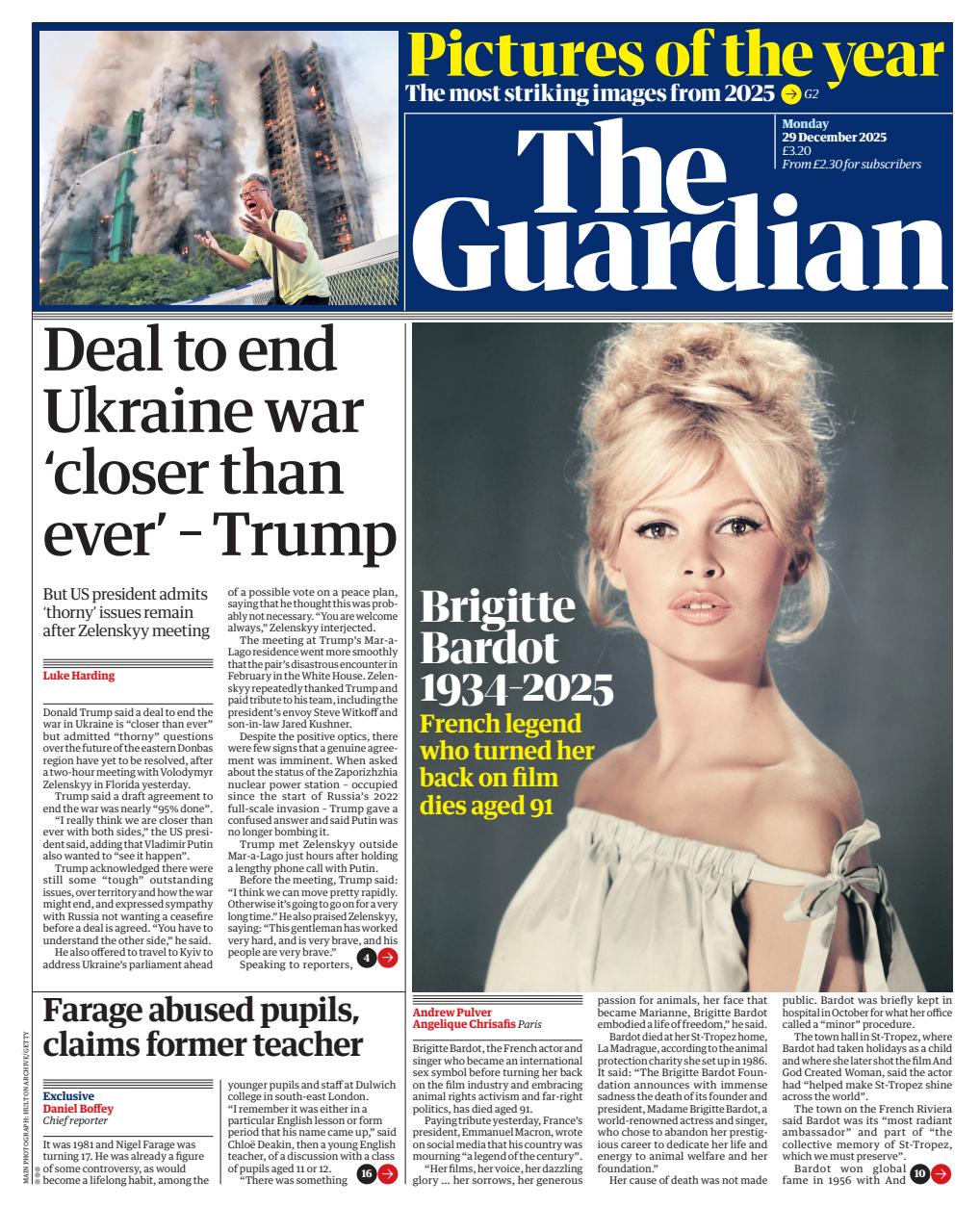 The Guardian Newspaper - Monday, 29 December 2025 Back Issue