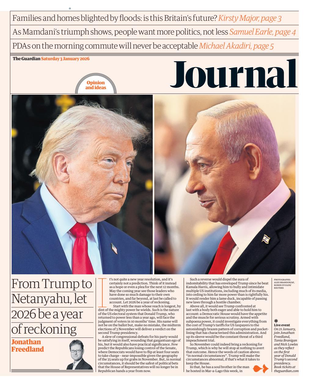 The Guardian Newspaper - Saturday, 03 January 2026 Edição anterior