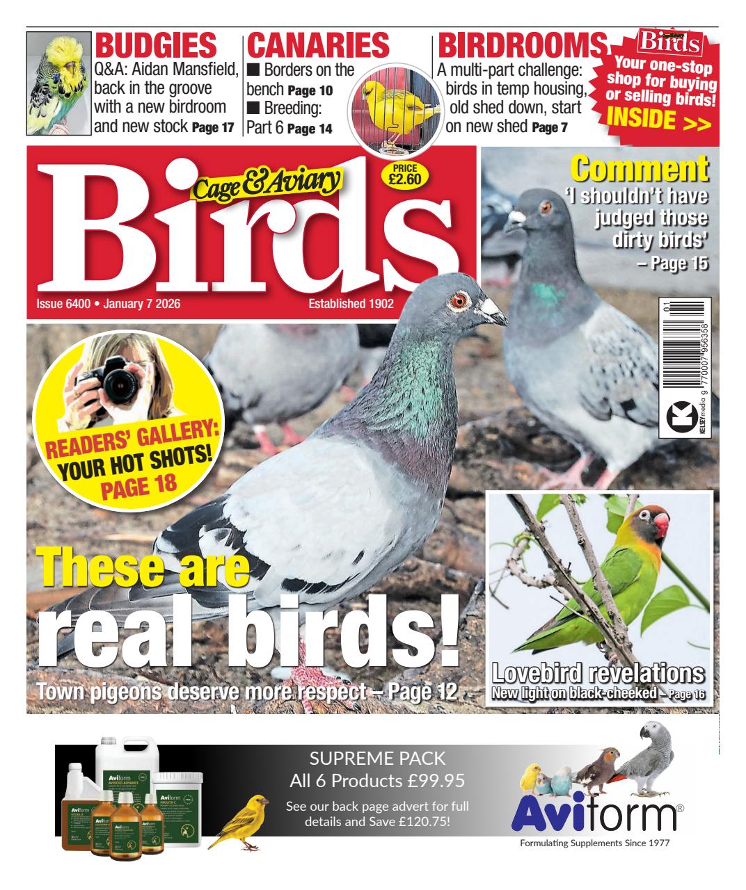 Cage & Aviary Birds Magazine - 7th January 2026 Back Issue