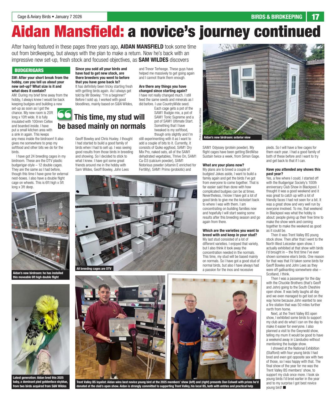 Cage & Aviary Birds Magazine - 7th January 2026 Back Issue