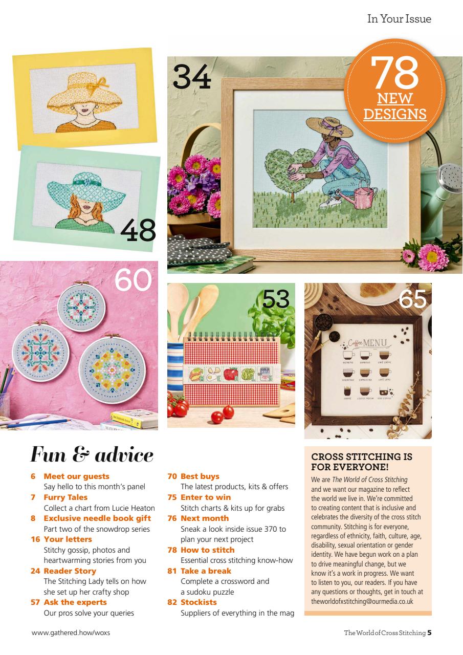 The World of Cross Stitching Magazine - March 2026 Edición anterior