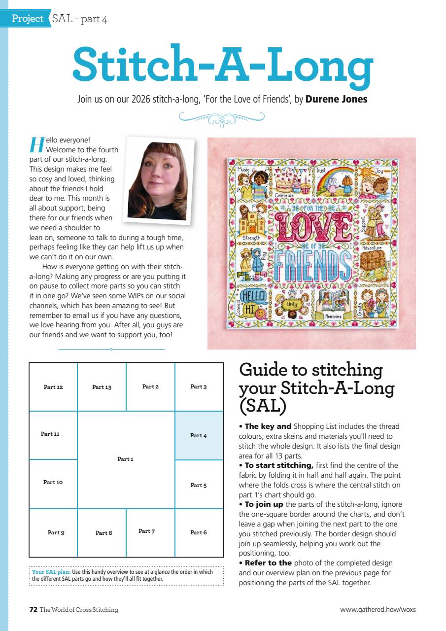 The World of Cross Stitching Magazine - March 2026 Edición anterior