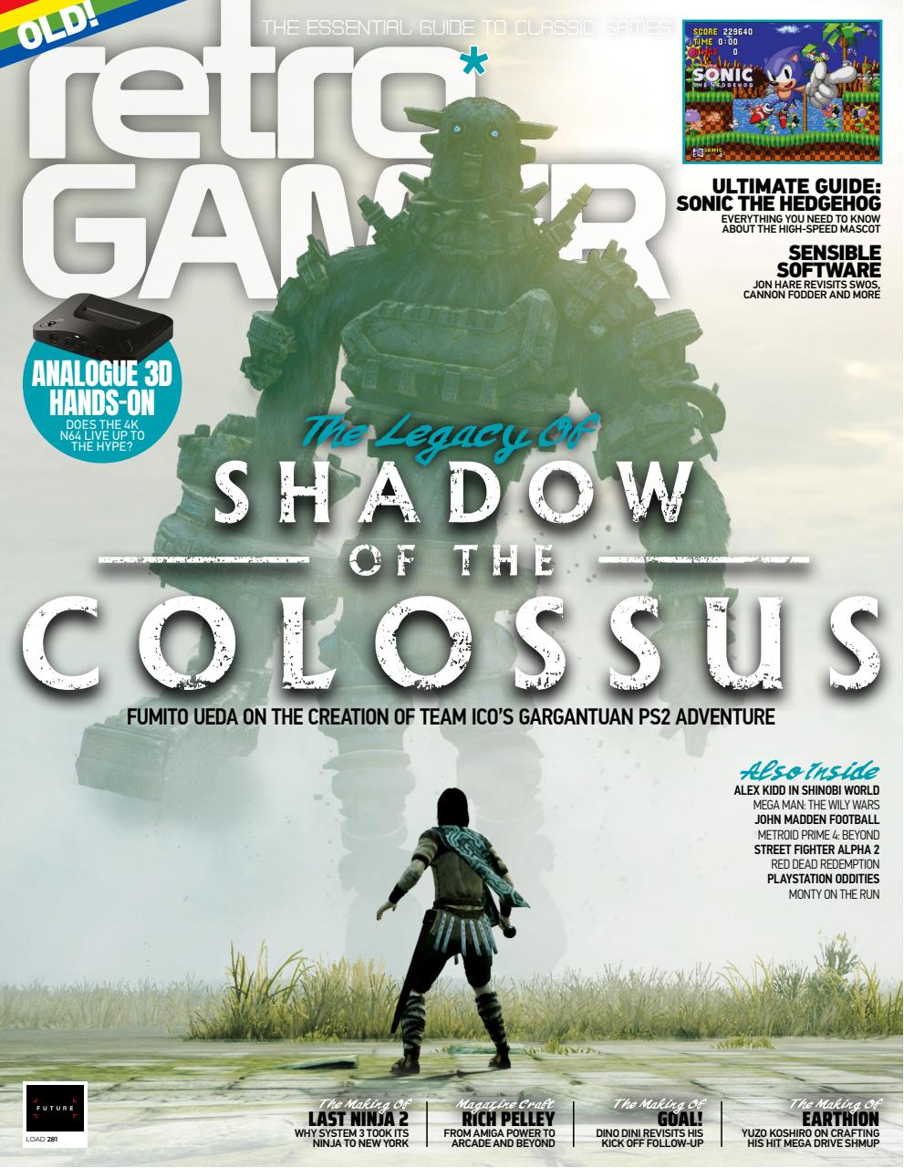 Retro Gamer Magazine Subscriptions and Issue 281 Issue
