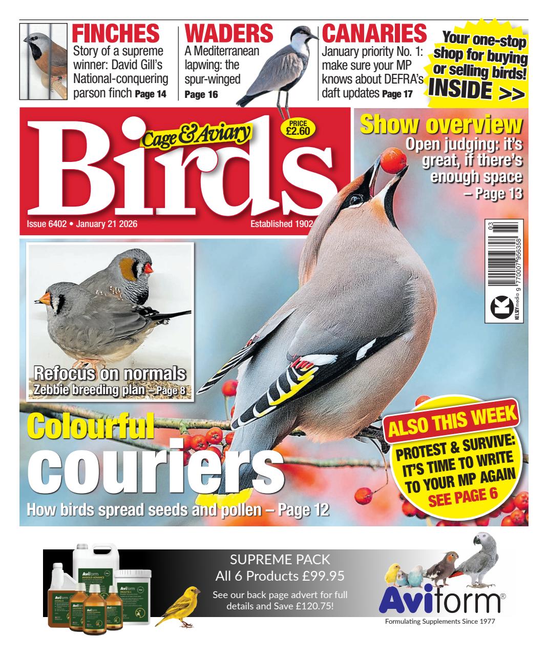 Cage & Aviary Birds Magazine - 21st January 2026 Edição anterior
