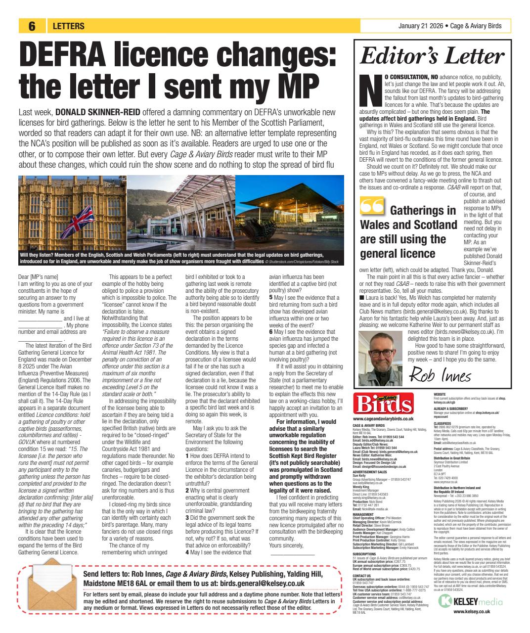 Cage & Aviary Birds Magazine - 21st January 2026 Edição anterior