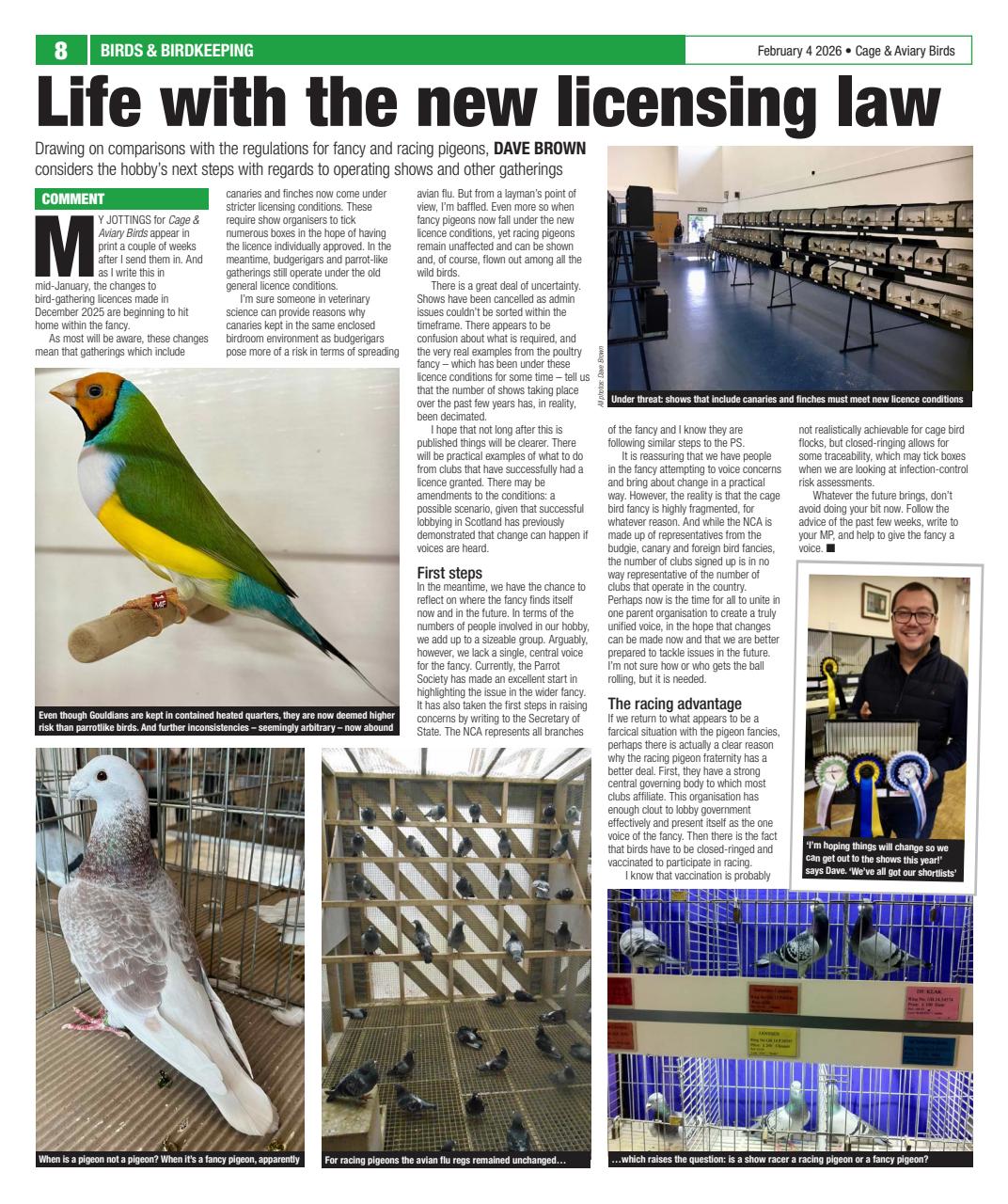 Cage & Aviary Birds Magazine - 4th February 2026 Vorige editie