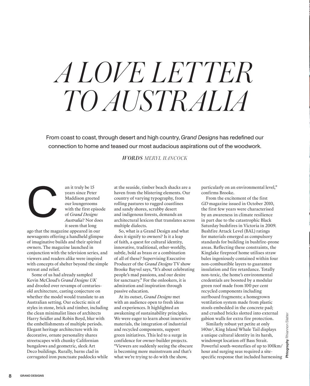 Grand Designs Australia Magazine - Best of Grand Designs Australia ...