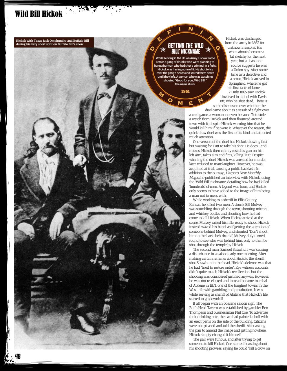 About History Bookazine - All About History Legends of the Wild West ...