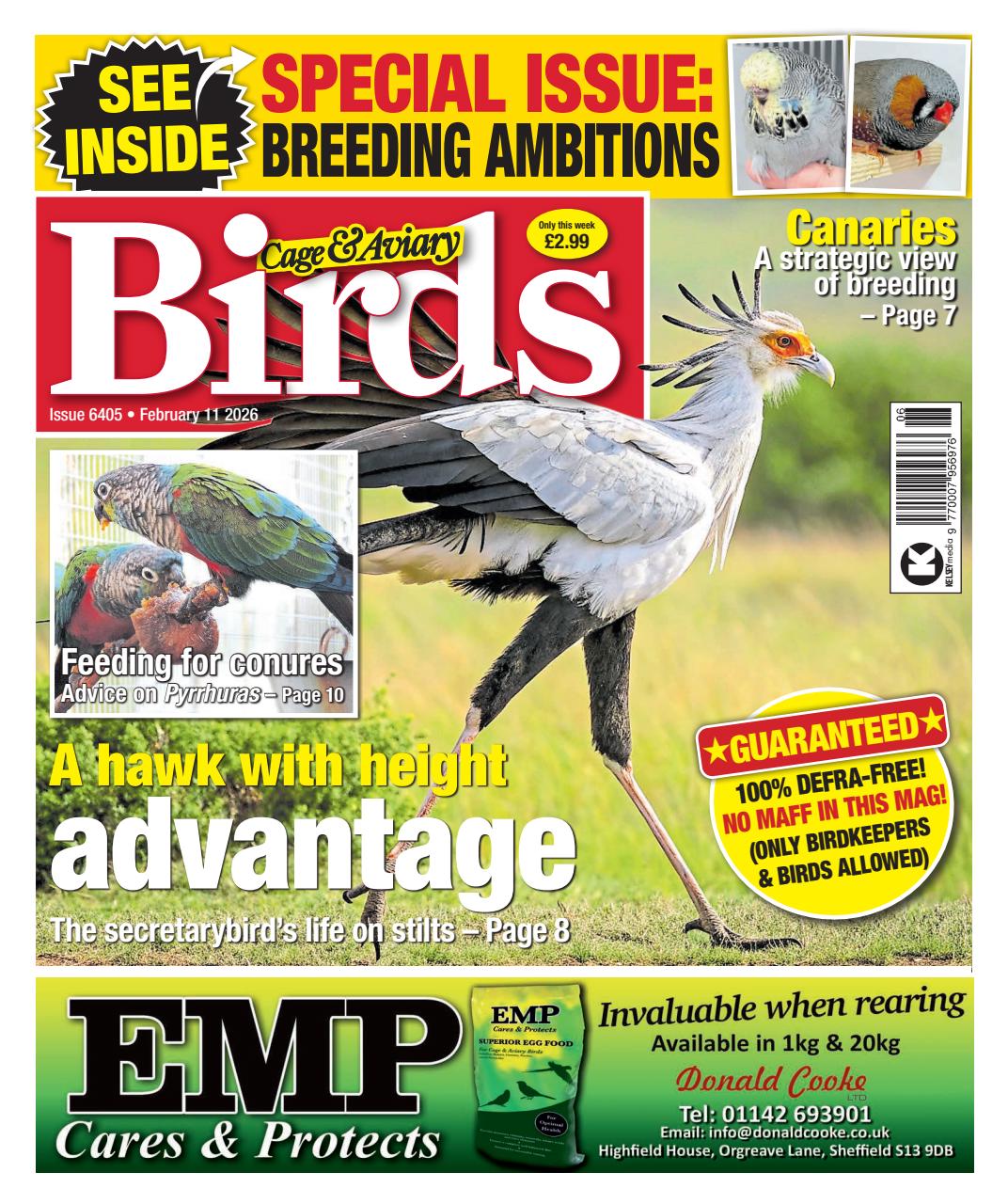 Cage & Aviary Birds Magazine - 11th February 2026 Retour à l'édition ...