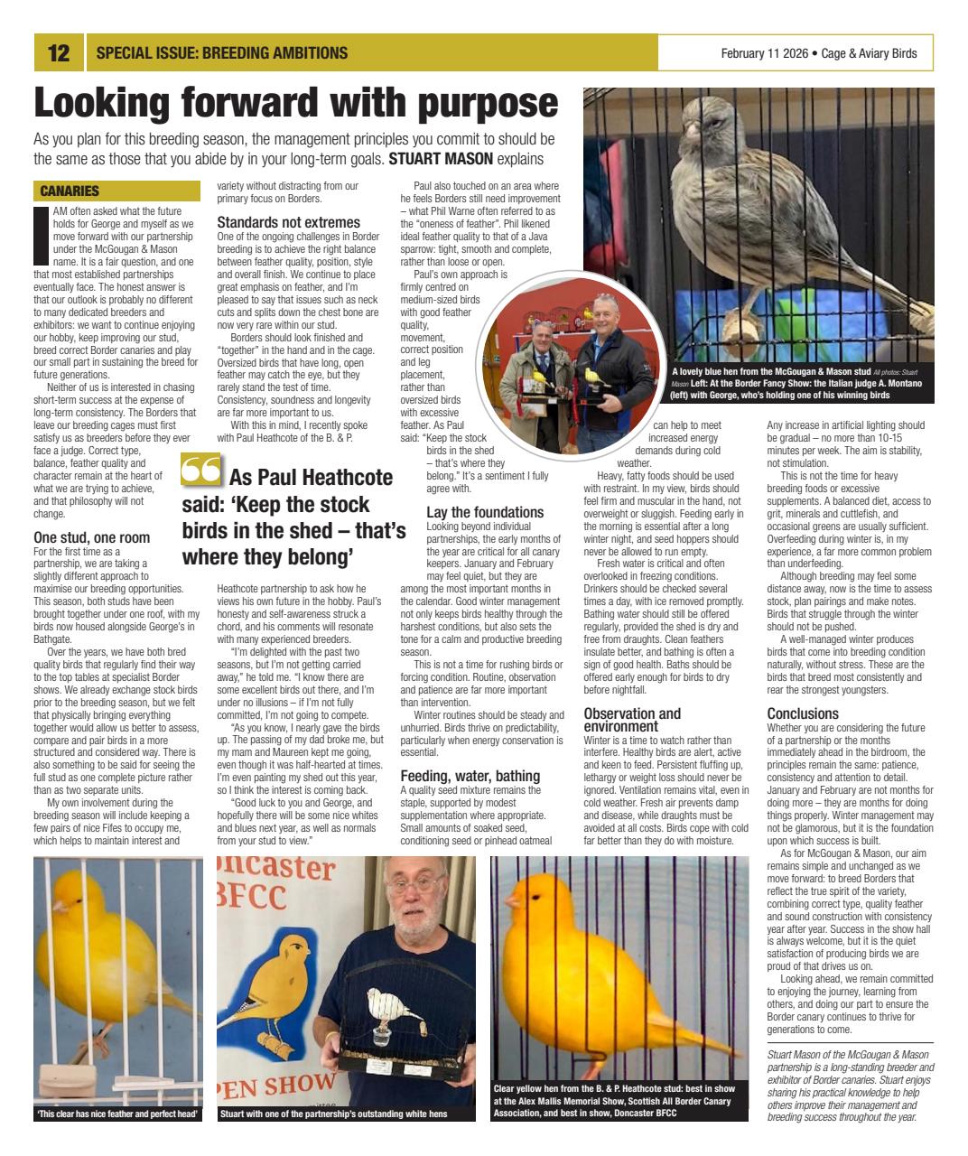 Cage & Aviary Birds Magazine - 11th February 2026 Vorige editie