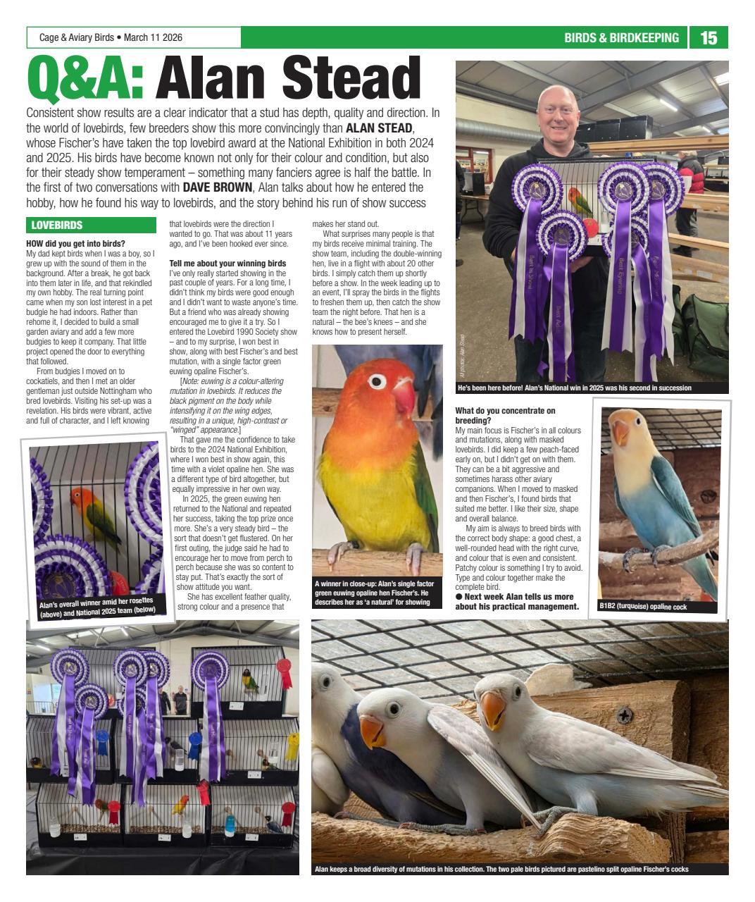 Cage & Aviary Birds Magazine - 11th March 2026 Back Issue