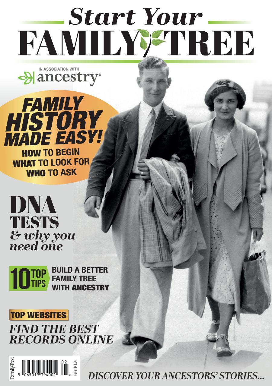 Family Tree Magazine - Start Your Family Tree Special Issue