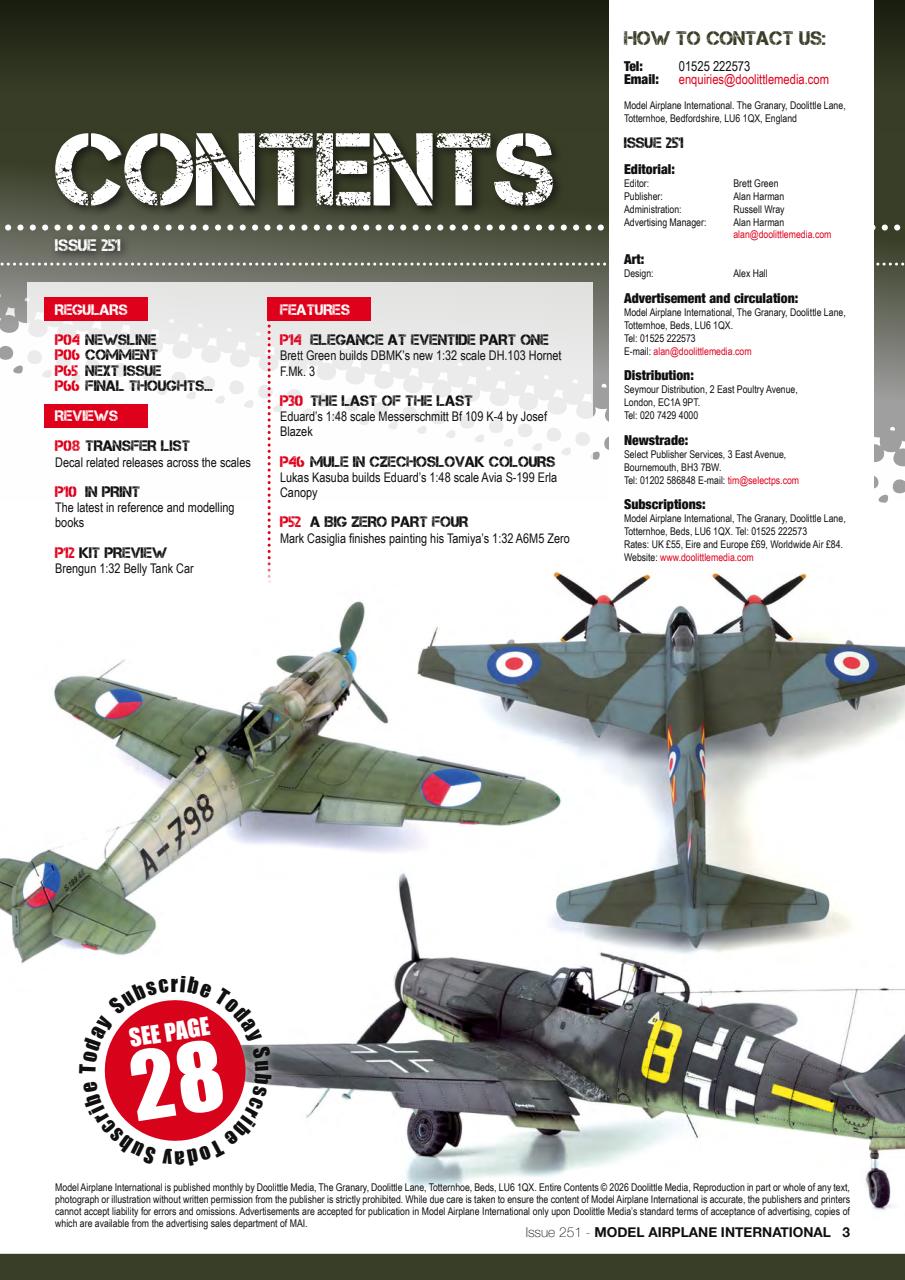 Model Airplane International Magazine Subscriptions and 251 Issue