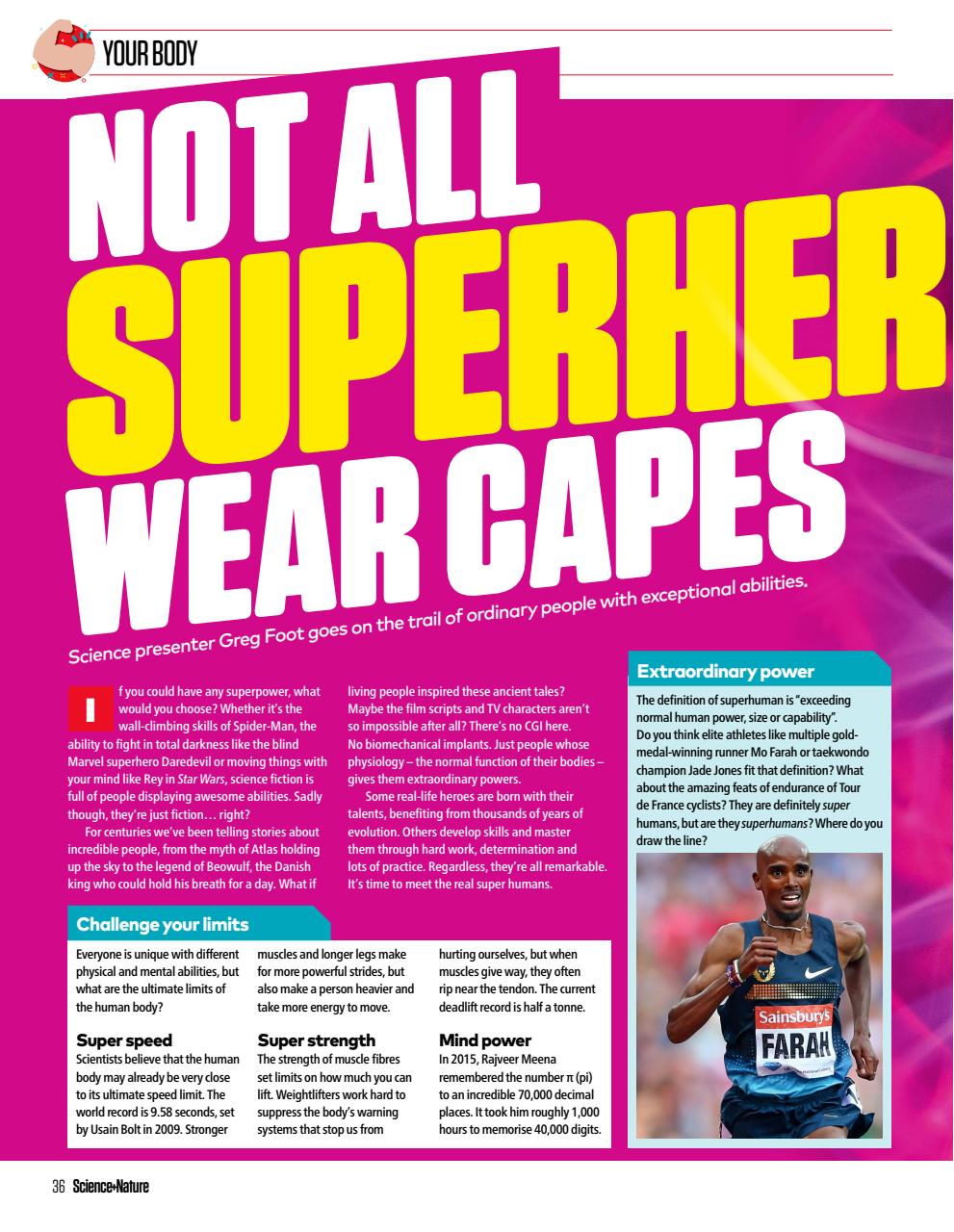 The Week Junior Bookazine Subscriptions and Science+Nature: Human Body ...