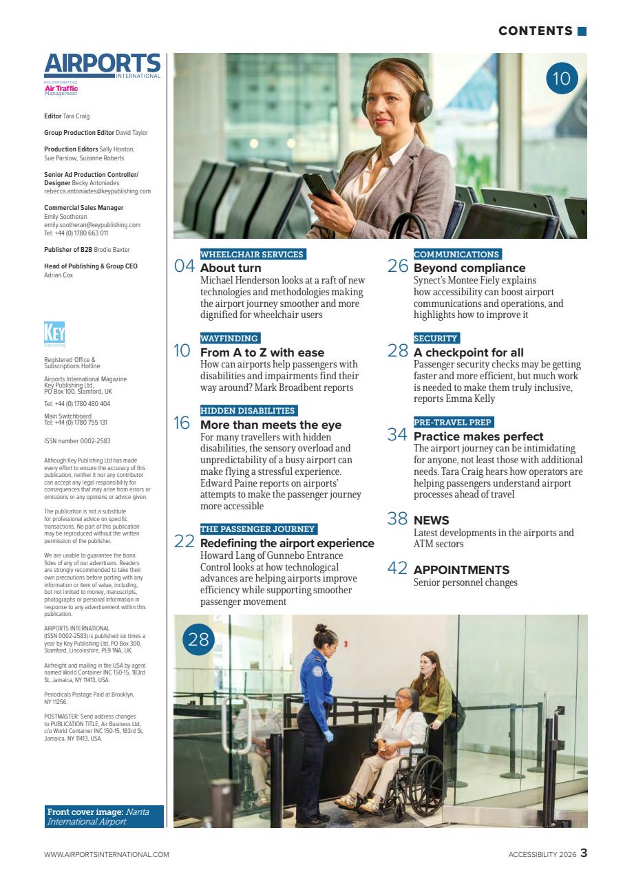 Airports International Magazine - Accessibility 2026 Special Issue