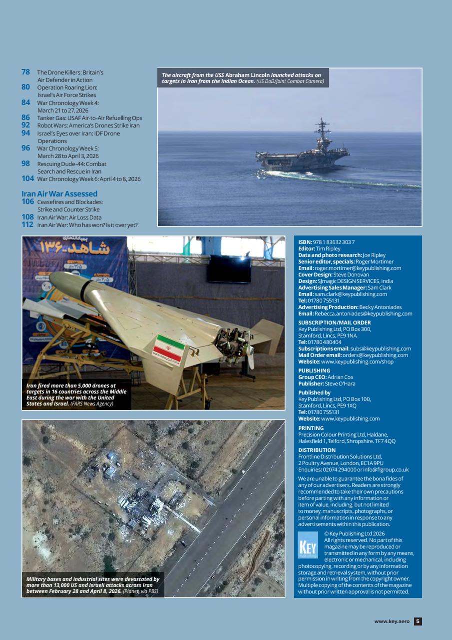 Aviation Specials Magazine - Iran Air War 2026: Debrief Back Issue