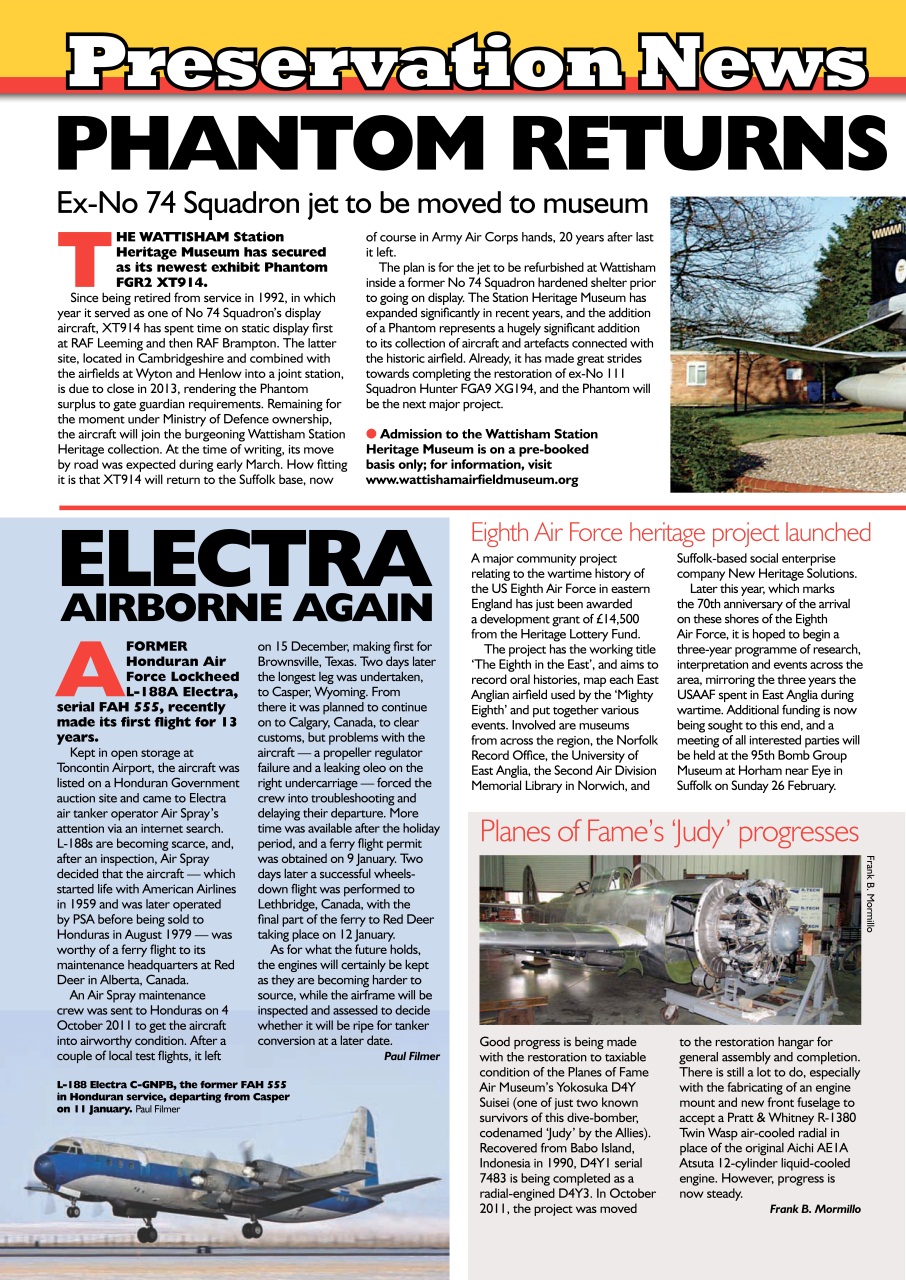 Classic Aircraft Magazine - March 2012 Back Issue