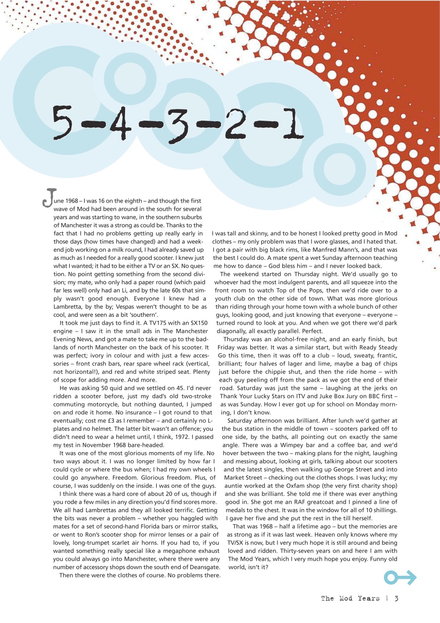 Mortons Books - The Mod Years Back Issue