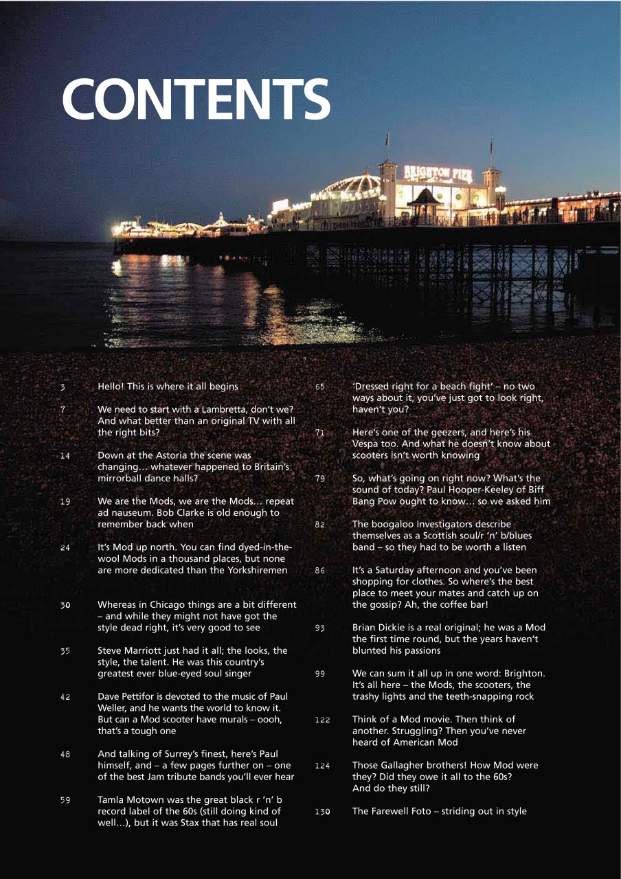 Mortons Books - The Mod Years Back Issue