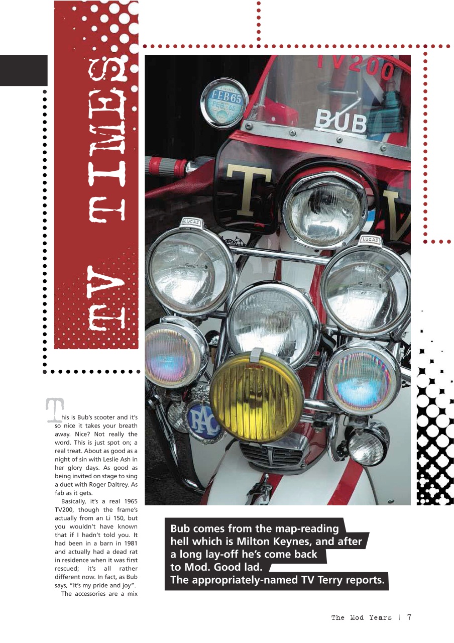 Mortons Books - The Mod Years Back Issue