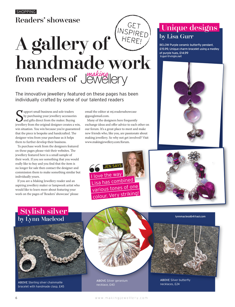 Making Jewellery Magazine - December 2010 Back Issue