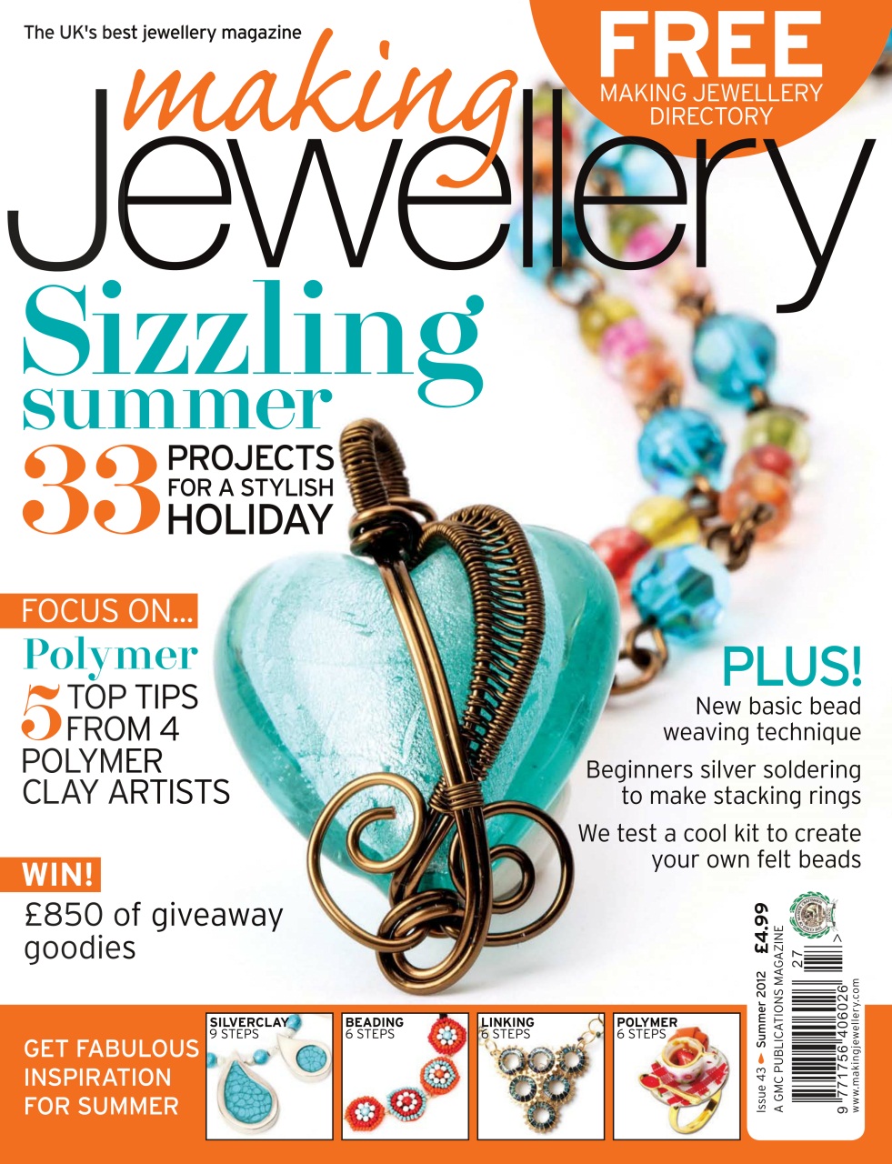 Making Jewellery Magazine - Summer 2012 Back Issue