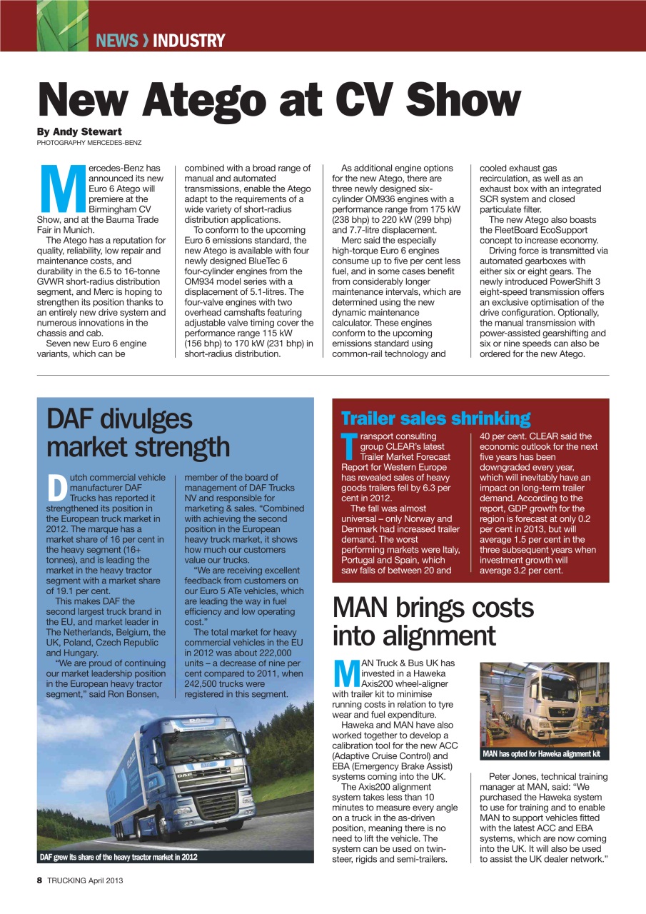 Trucking Magazine - Trucking April 2013 Back Issue