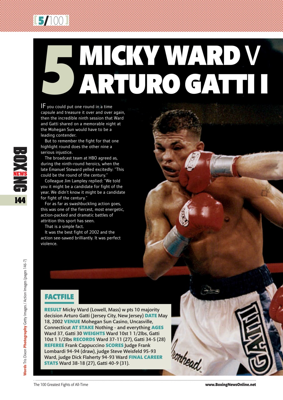 Boxing News Magazine - 100 Greatest Fights Special Issue