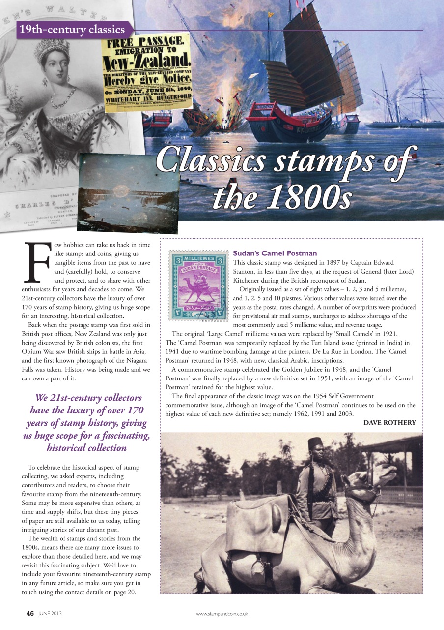 Stamp Collector Magazine - Classic 19th-century stamps Back Issue